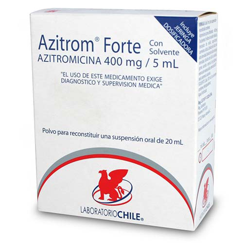 AZITROM FORTE JARABE 20 ML. - Redfarma - Una Farmacia Online en Chile