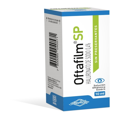 OFTAFILM SP SOLUCION OFTALMICA ESTERIL 0.4% 10ML - Redfarma - Una Farmacia Online en Chile