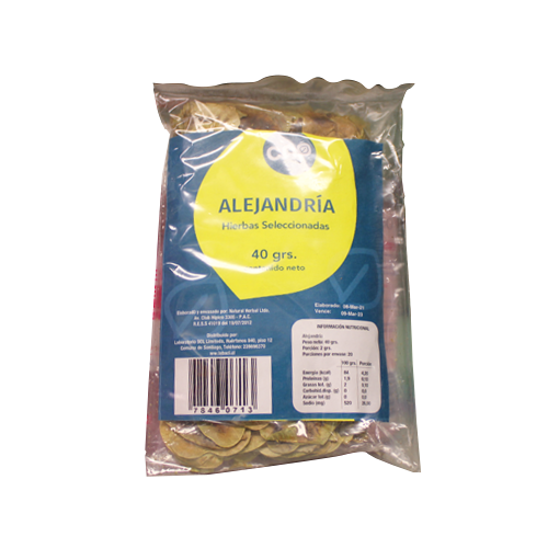 HIERBAS 40 GR. ALEJANDRIA - Redfarma - Una Farmacia Online en Chile