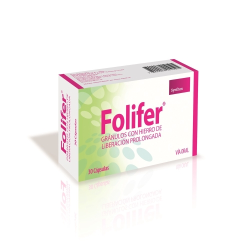 FOLIFER CAPSULAS 30 - Redfarma - Una Farmacia Online en Chile