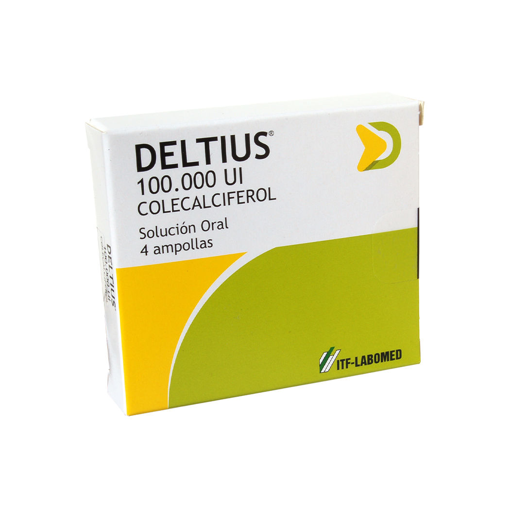 DELTIUS 100.000 UI SOLUCION ORAL 4 AMP. 1 ML. - Redfarma - Una Farmacia Online en Chile